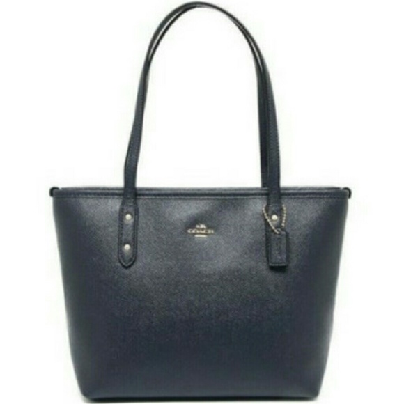 Coach | Bags | Coach Leather Mini Zip Tote | Poshmark